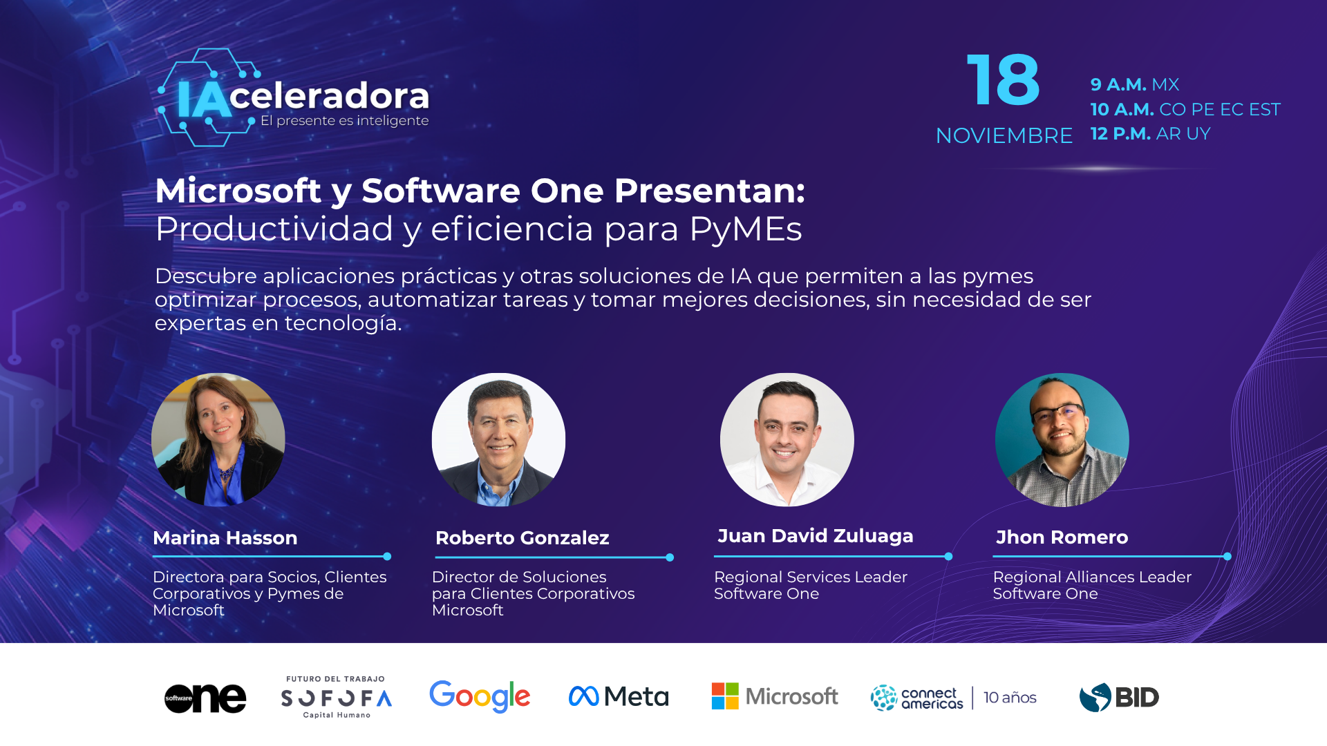 Microsoft y Software One Presentan: Productividad y eficiencia para PyMEs | ConnectAmericas